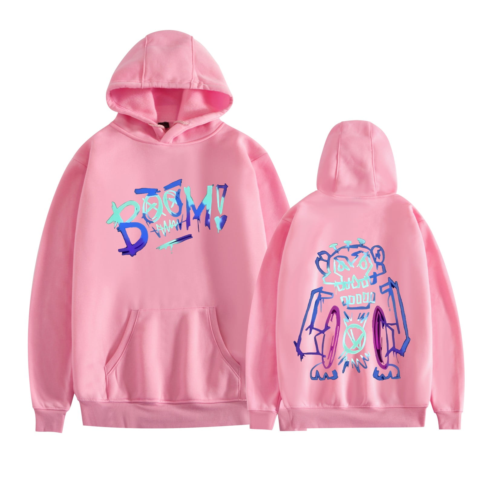 Azikbd Arcane Jinx Boom Monkey Graffiti Hoodie, Long-Sleeve Unisex ...