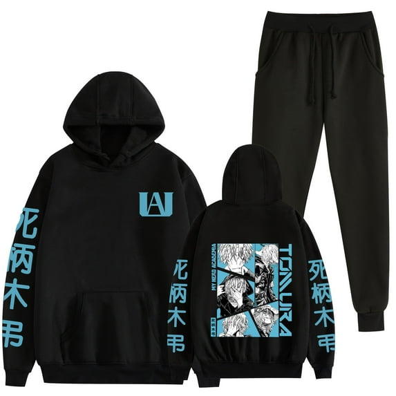 Azikbd New Bakugo Katsuki Two-Piece Hoodie Set - Anime Style - Todoroki ...
