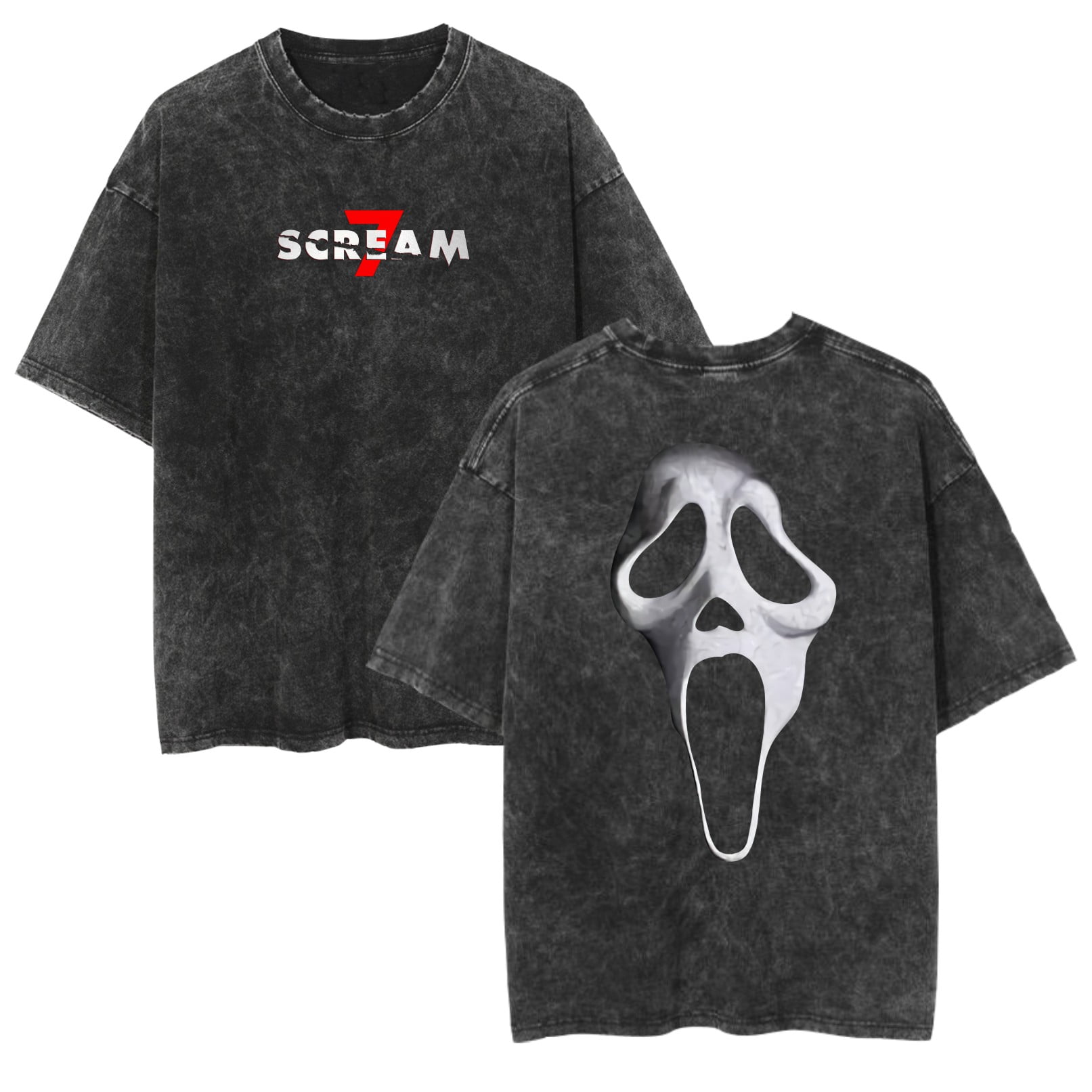 Azikbd Scream 7 Grimace Merchandise - New Summer Unisex Short-Sleeve T ...