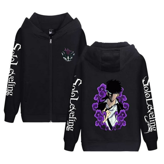 Azikbd solo Leveling Zipper cardigan, anime style, casual and sporty ...