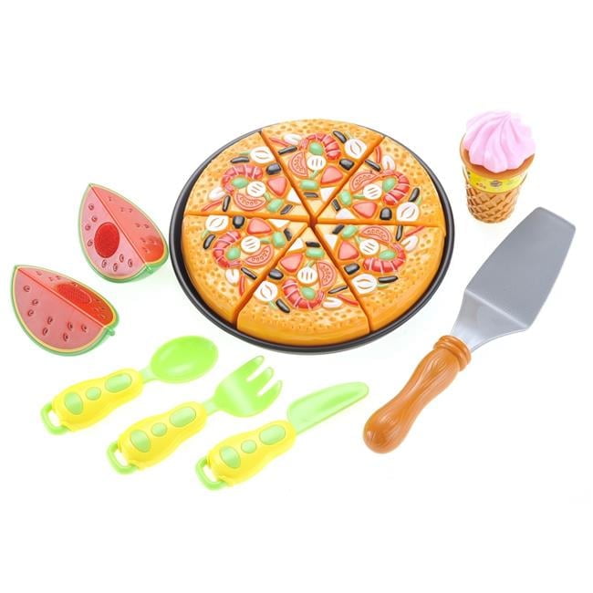 Azimport PSB16 Kitchen Fun Pizza Party for Kids Toy with Watermelon ...