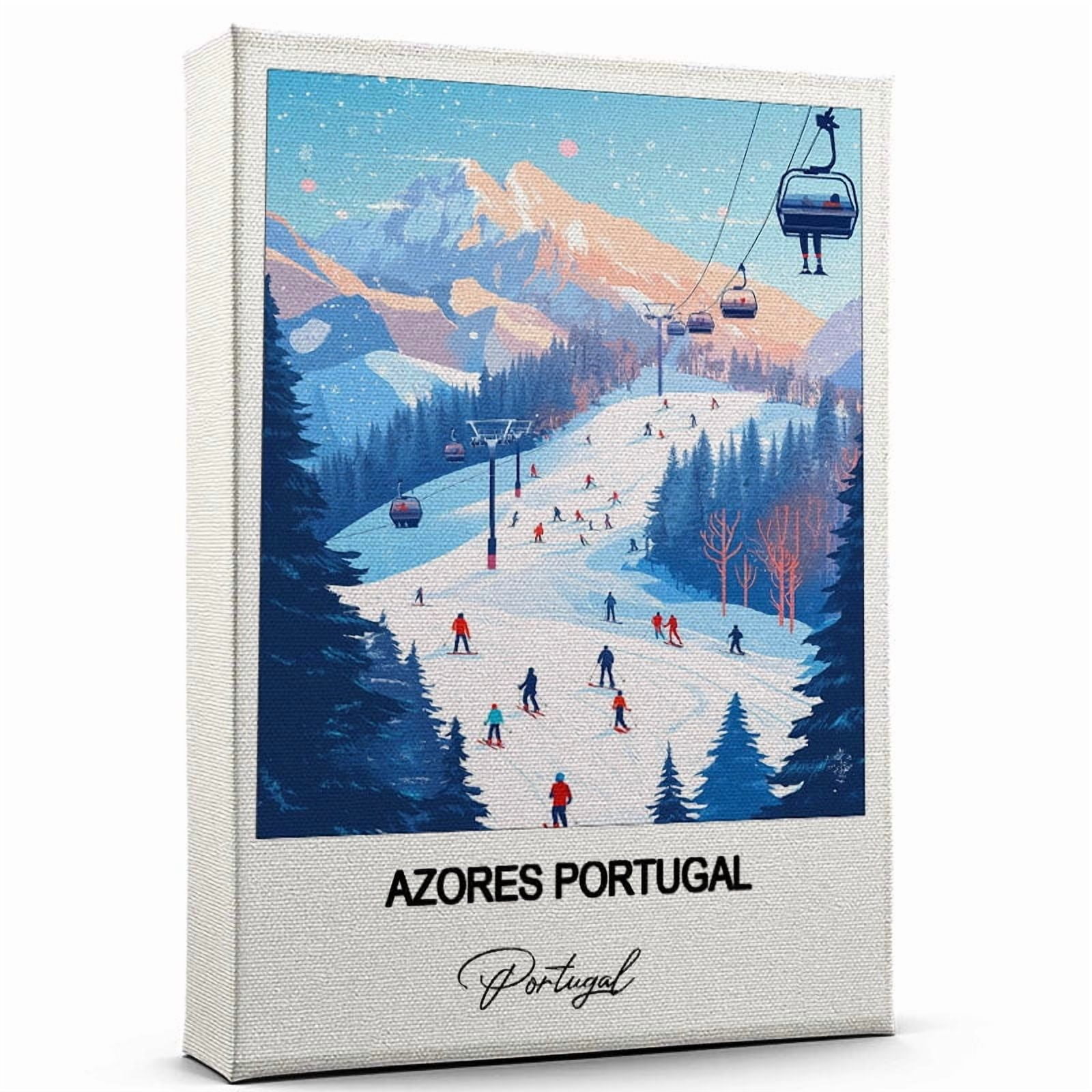 Azores Portugal Travel Canvas Art – Stunning Travel Wall Print Portugal ...