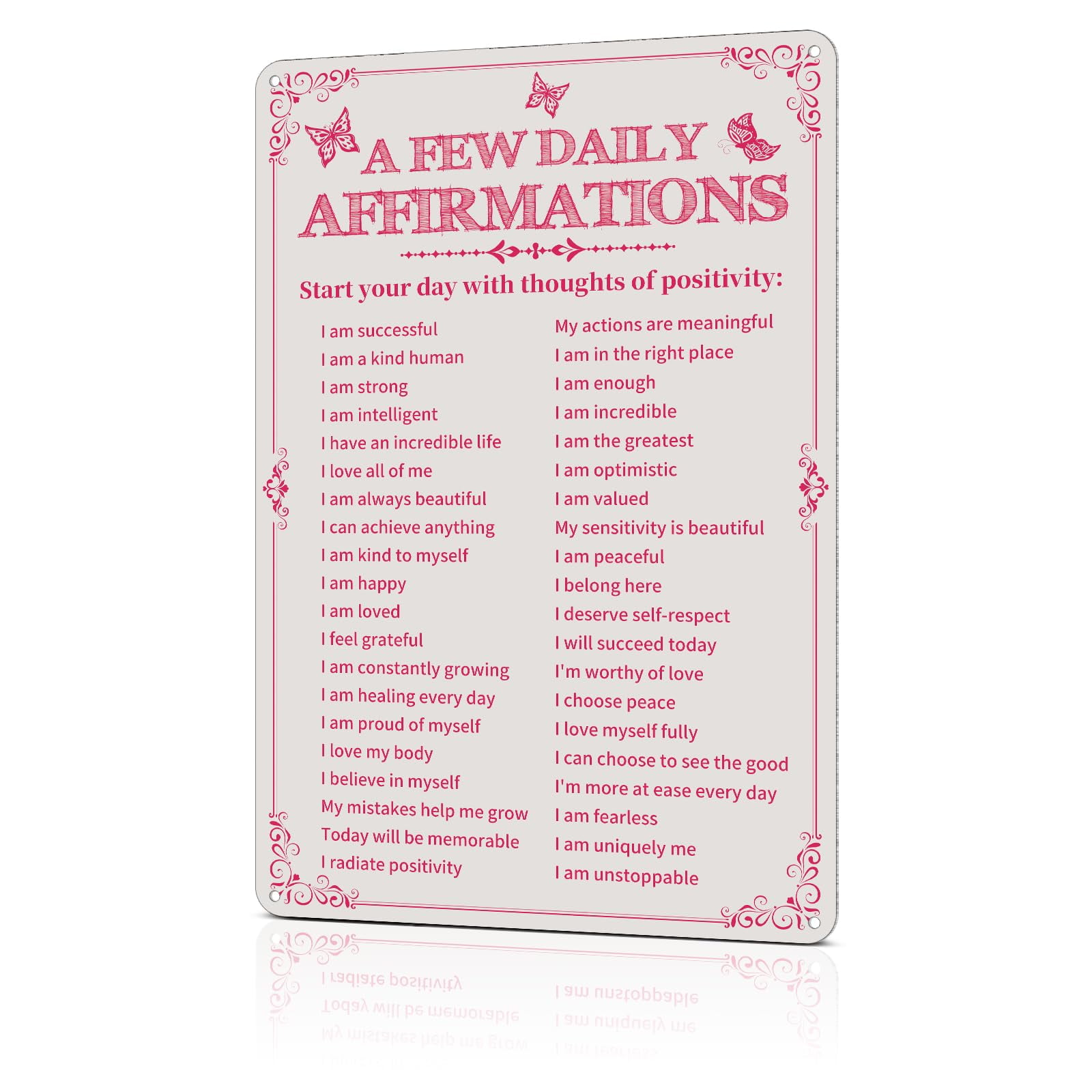 Azppan Room Decor Aesthetic A Few Daily Affirmations Motivational Wall ...