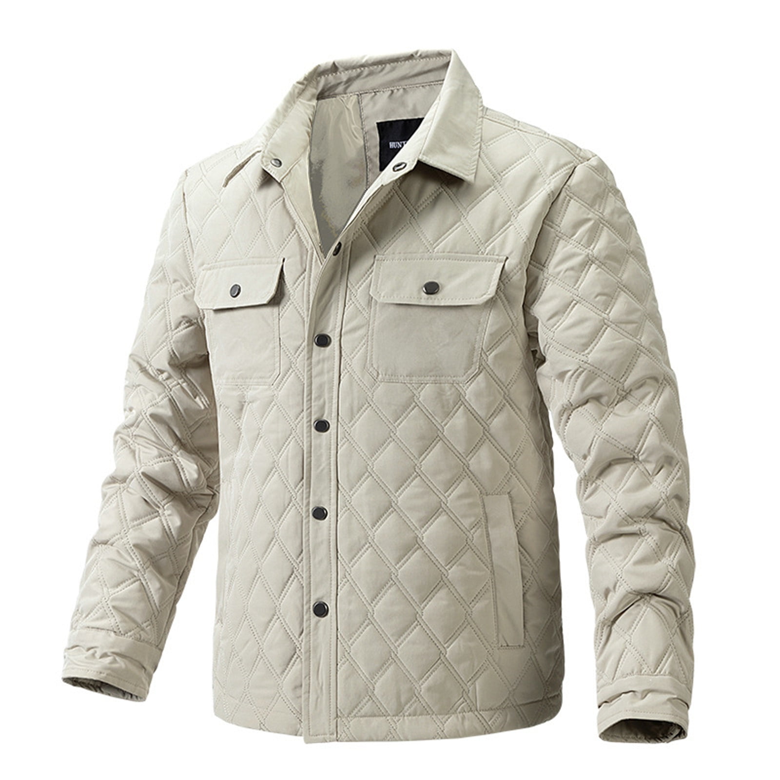 Azrian Clearance Men's Jacket, Winter Warm Button Down Cotton Men ...