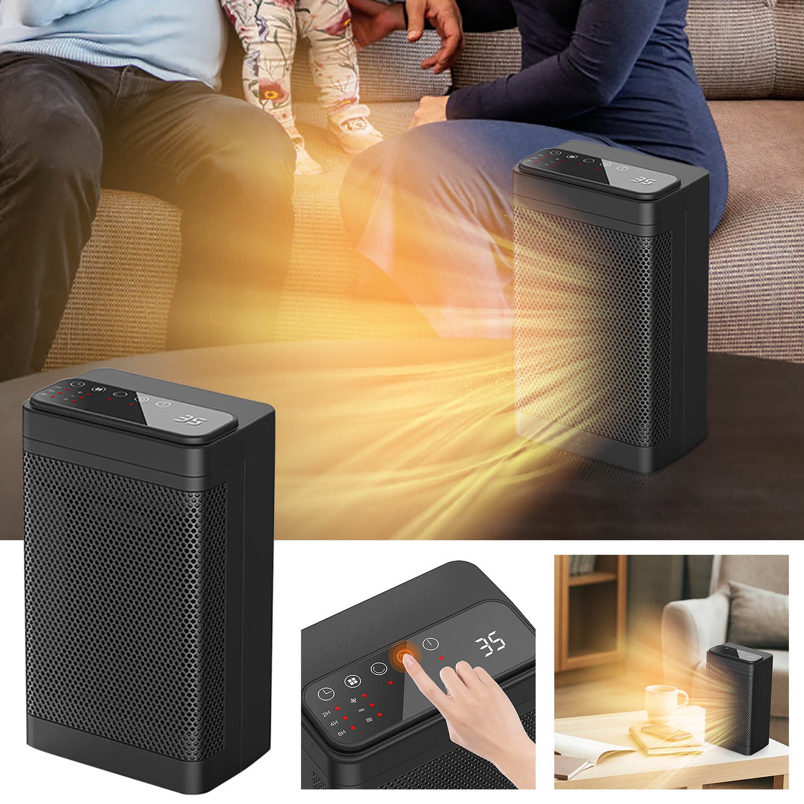 Azrian Energy-efficient Mini Heater with Cold/Warm Dual Function ...