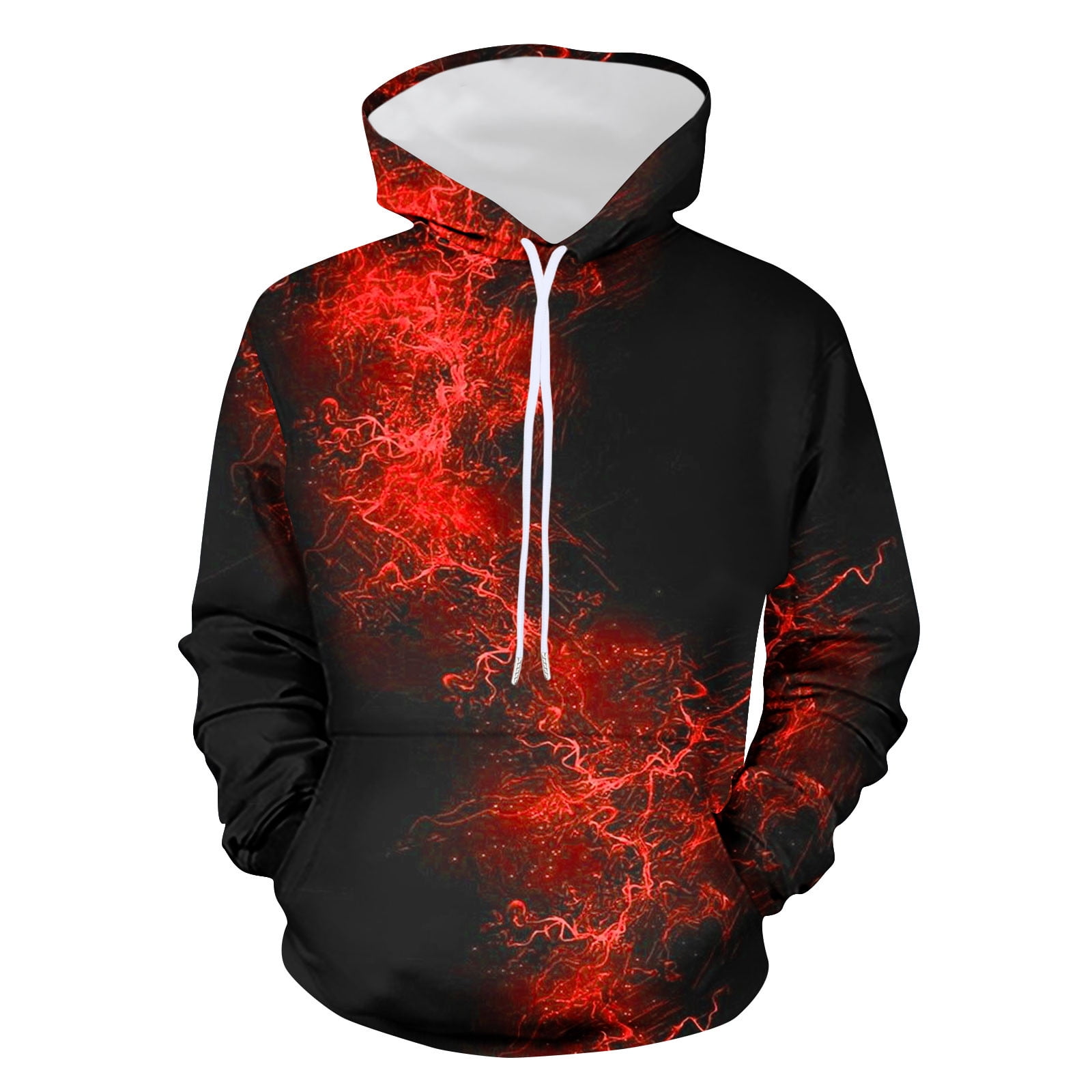 Azrian Lightweight and Comfortable Polyester 3D Hooded Pullover for ...