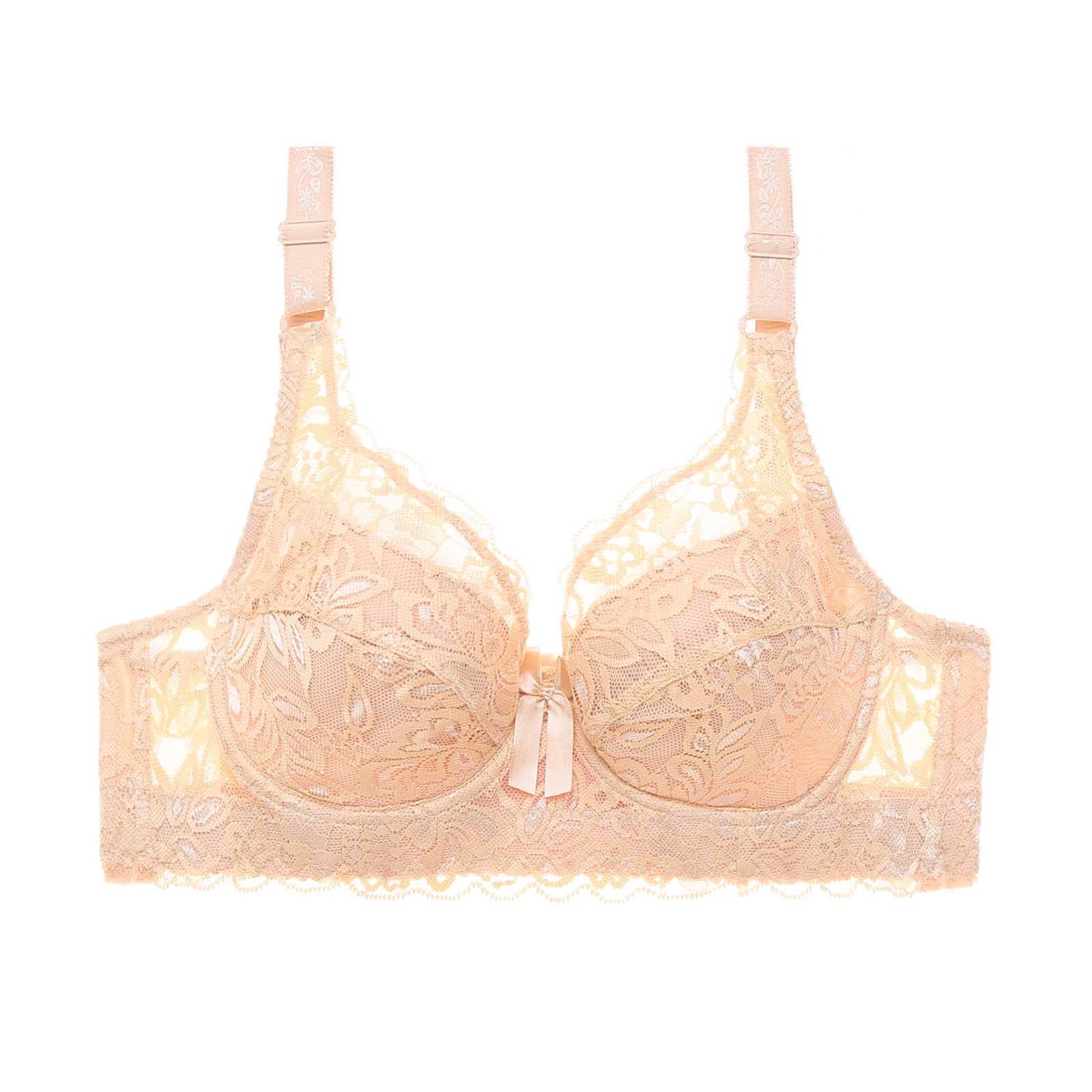 Azrian Plus Size Bras Clearance,Women Lace Lingerie Wire Free Bra Sexy ...