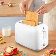 DINGJU 2 Slice Toaster, White with Variable Heat Setting - Walmart.com