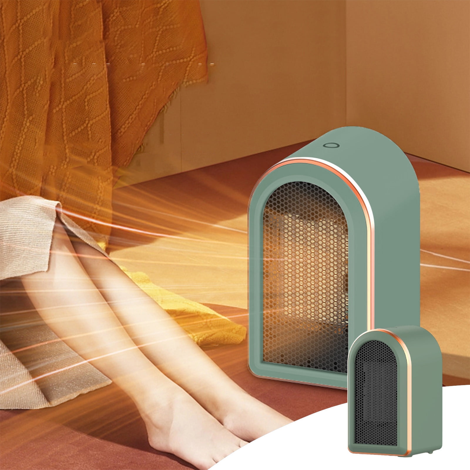 Azrian Space Heater,1200W Electric Heaters Indoor Portable with ...