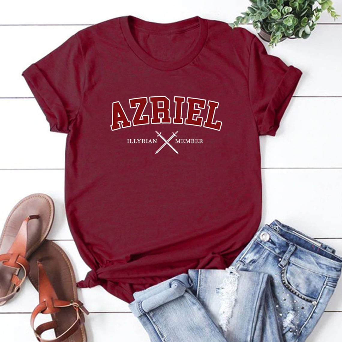 Azriel Shadowsinger ACOTAR T-Shirt Rhysand Tshirt Women Clothes ...