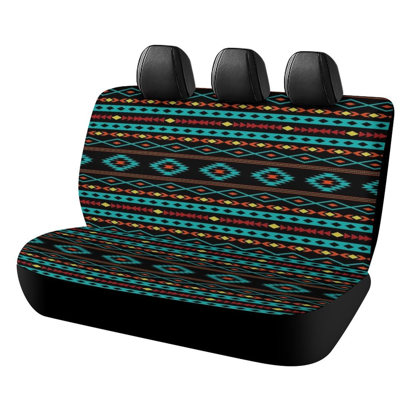 Aztec Art Car Rear Seat Cover, Suitable for Automobiles SUV、 General ...