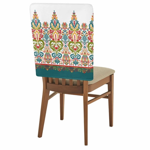 Aztec Boho Chair Back Covers Set of 1, Bohemian Tribe Geometric Stripes ...