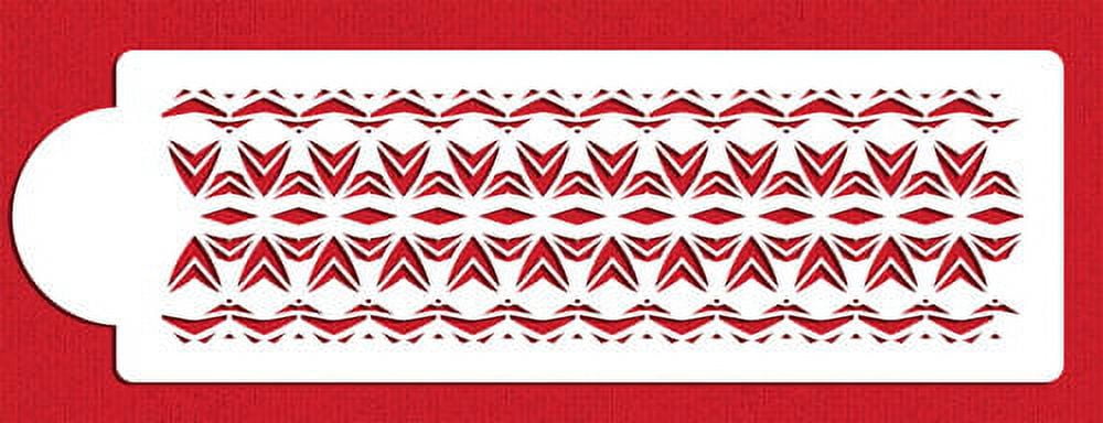 Aztec Border Cake Stencil by Designer Stencils - Walmart.com