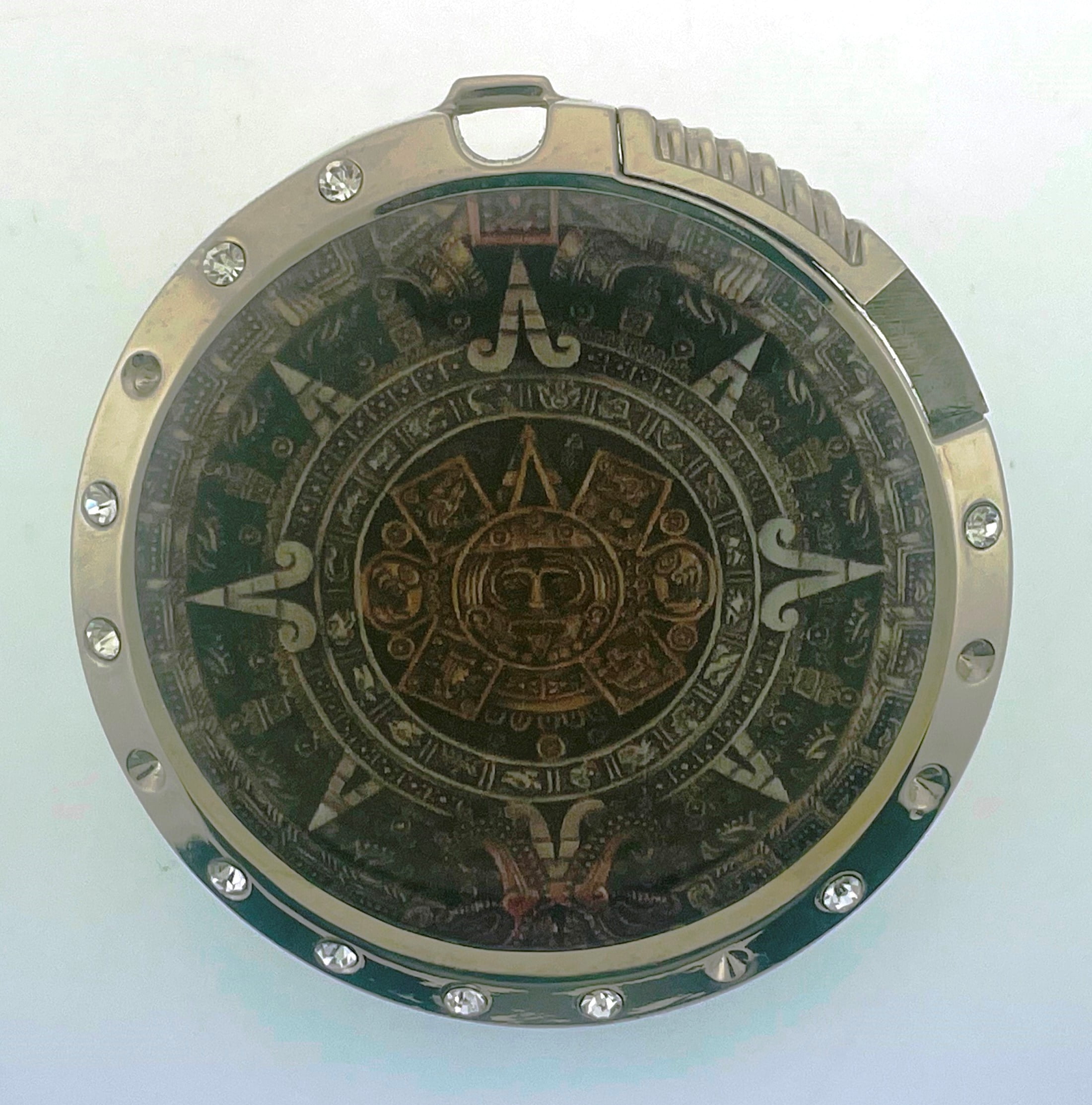Aztec Calendar Belt Buckle New Men Women Removable Lighter Cowgirl ...