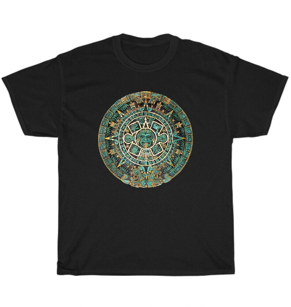 Aztec Calendar Sun Stone Mexican Native Art Carving Maya Mayans Ancient ...