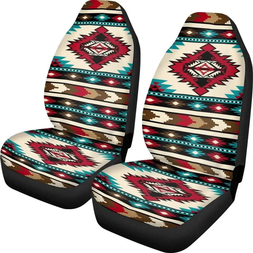 Aztec Car Seat Cover Green Southwest Nativa American Tribal Aztec ...
