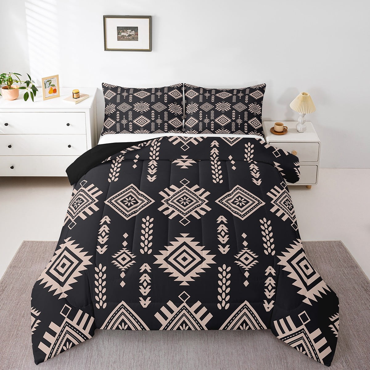 Aztec Comforter Set Full Geometric Bedding Southwest Bedding Comforter ...