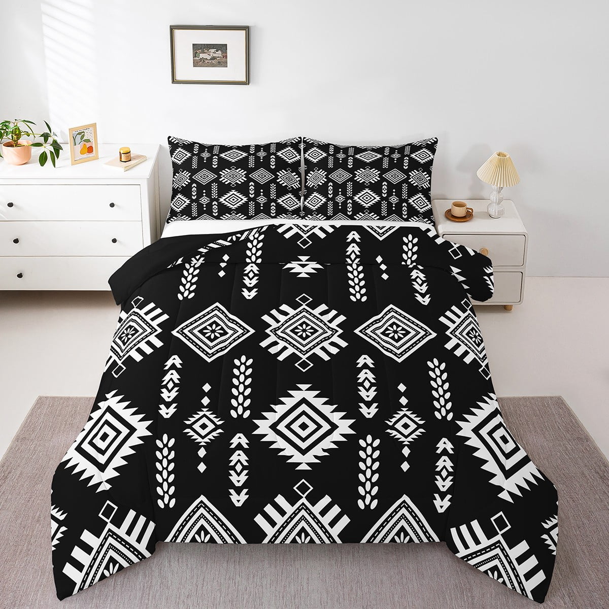 Aztec Comforter Set Toddler Geometric Bedding Southwest Bedding ...