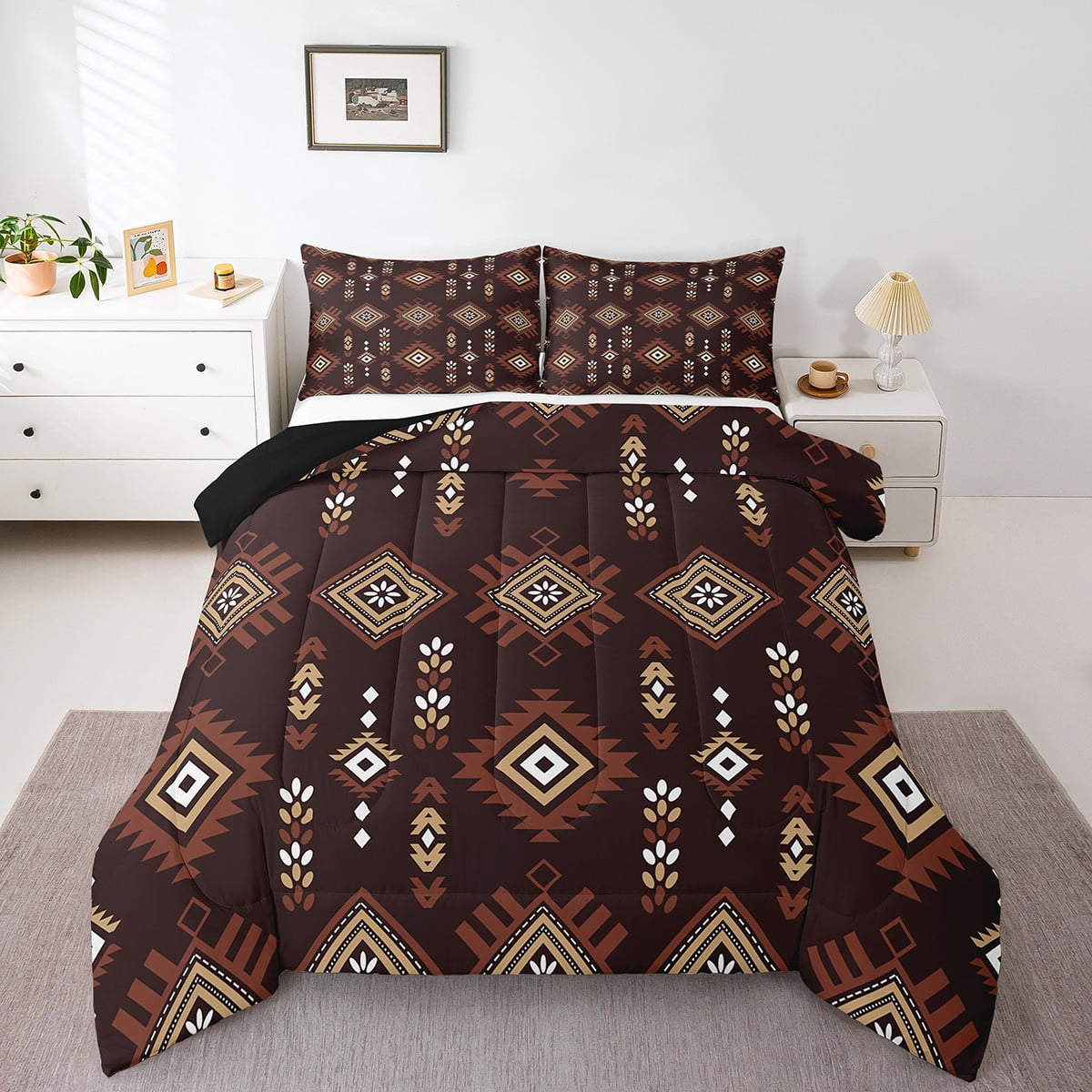 Aztec Comforter Set Twin Geometric Bedding For Teens Young Southwest ...