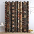 Aztec Curtains for Living Room - Tribal Aztec Curtains, Western ...
