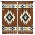 Aztec Curtains, Southwestern Native Tribal American Ethnic Pattern ...