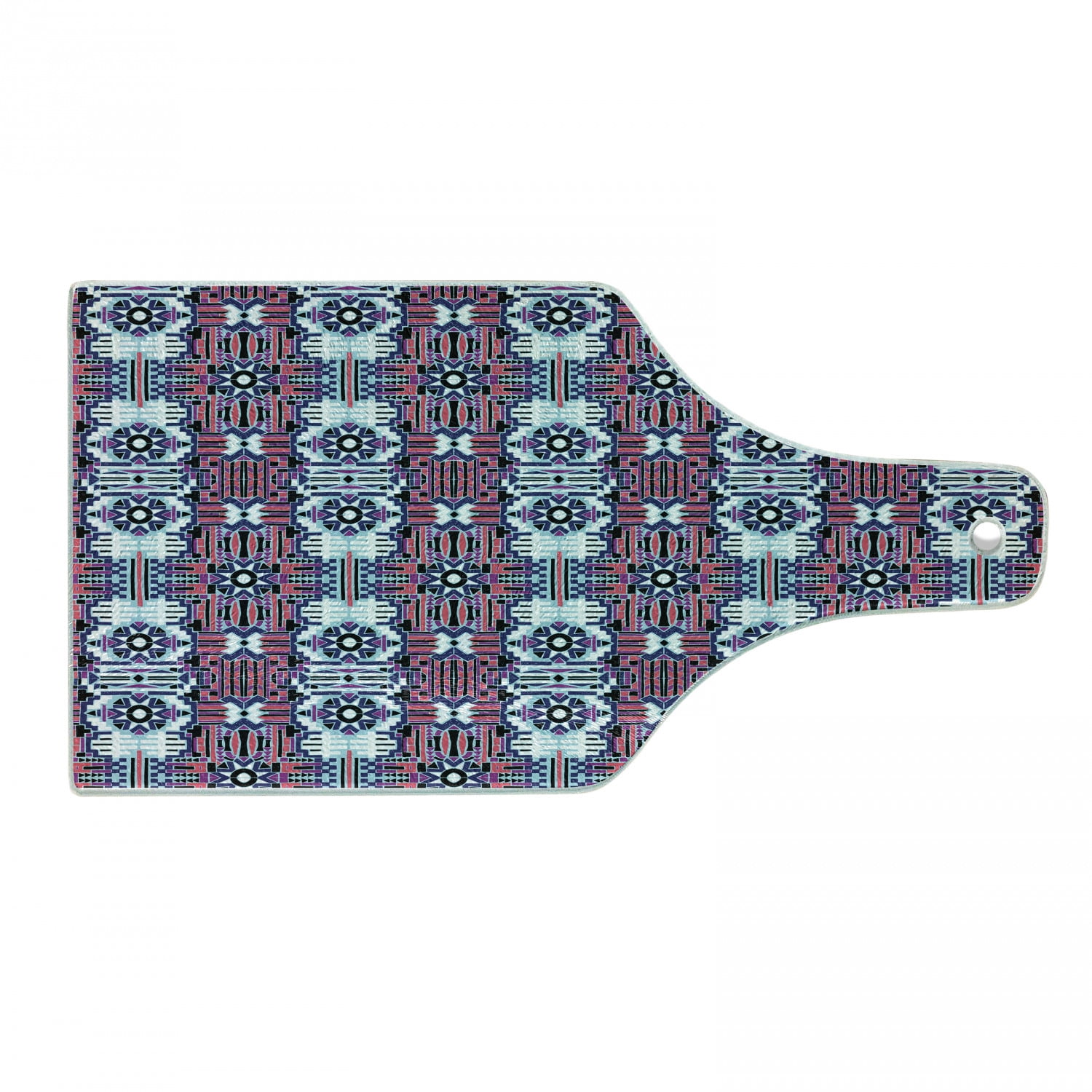 Aztec Cutting Board, Rhythmic Abstract Modernized Primitive Tribal ...