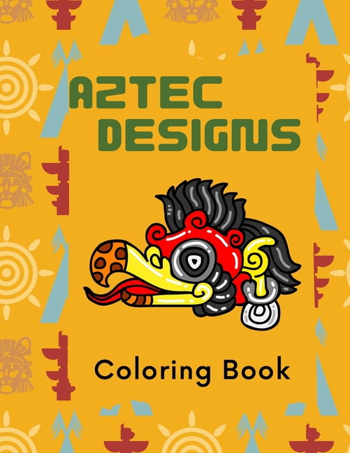 Aztec Design Coloring Pages
