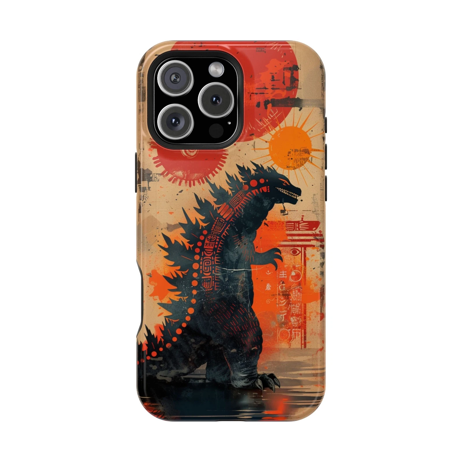 Aztec Dragon Titan Ancient Tribal Mythic Symbol Artwork with iPhone 17 ...