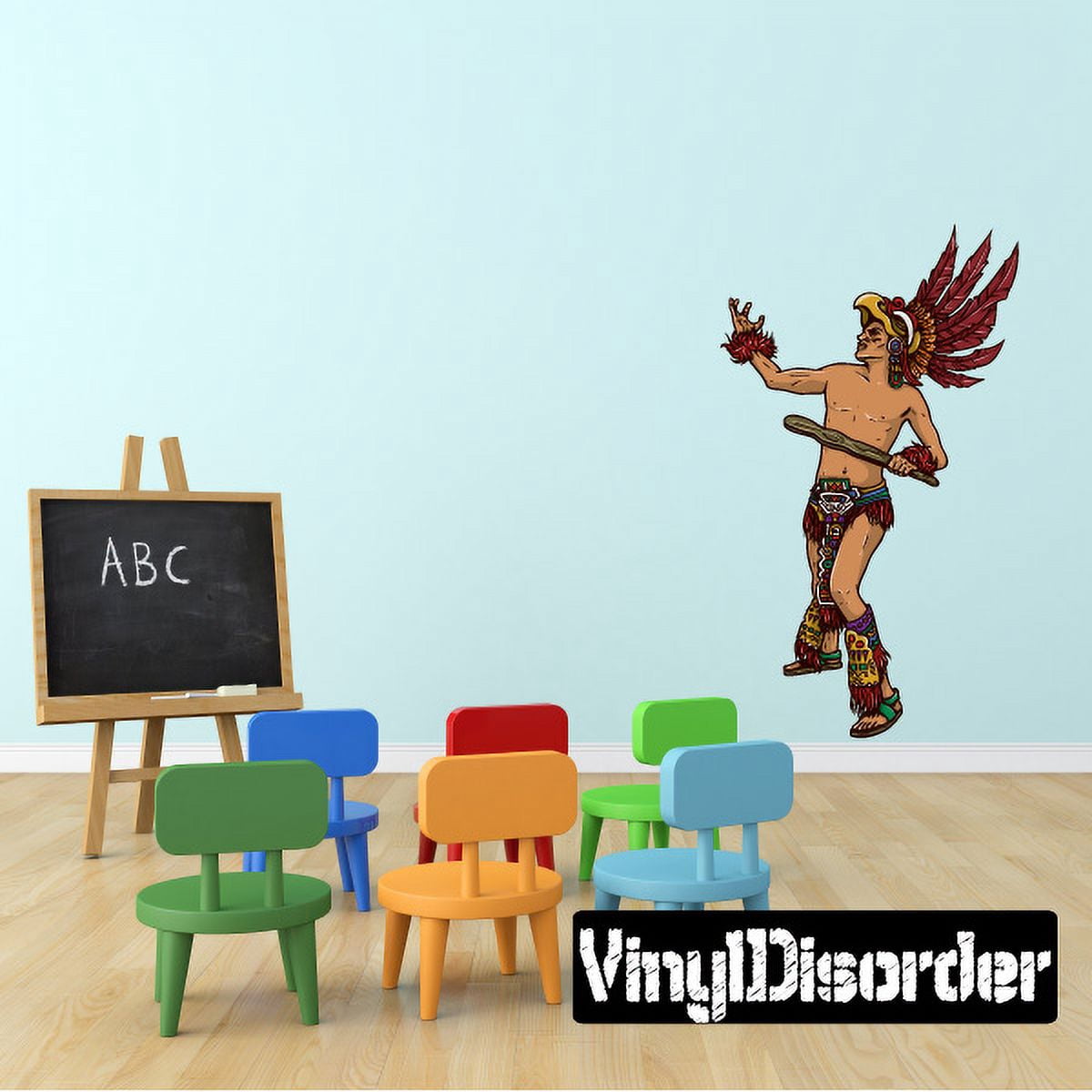 Aztec Eagle Warrior Wall Decal - Vinyl Car Sticker - Uscolor006 - 25 ...