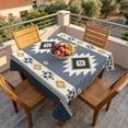 Aztec Ethnic Style Table Cloth 60x60in, Waterproof Square Tablecloth ...