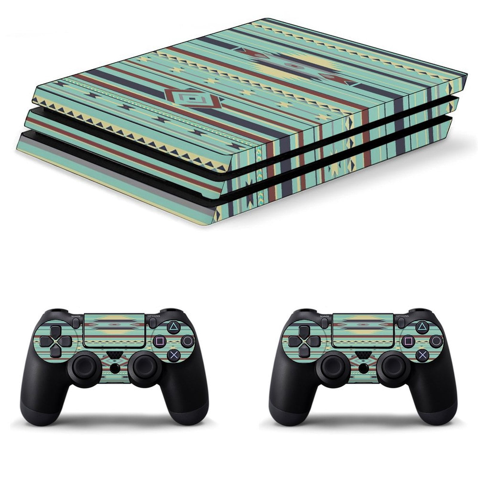 Aztec Geometry Pattern PS4/PS4 Pro/PS4 Slim Skin Sticker For Console ...