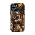 Aztec Girl Obsidian Warrior Art iPhone Case with iPhone 17 through 11 ...