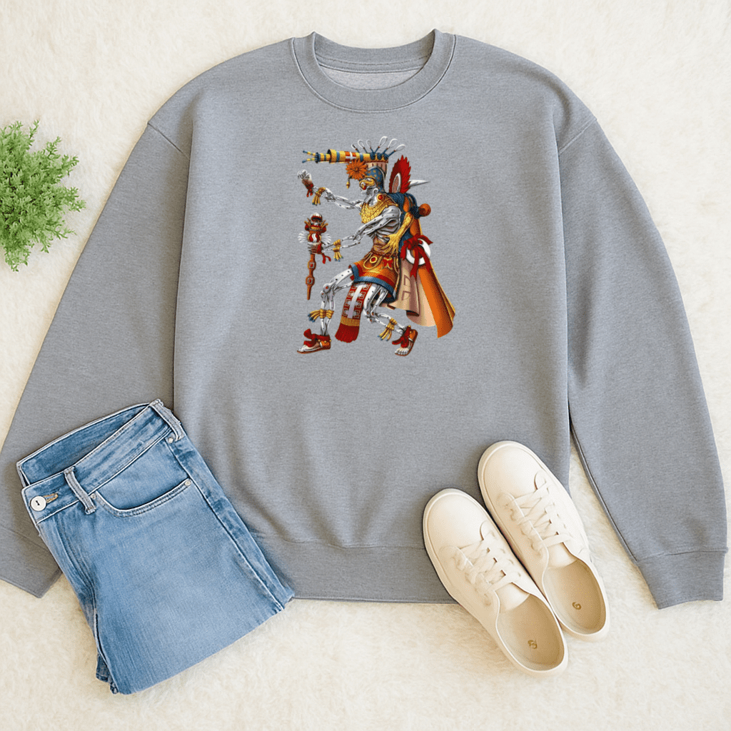 Aztec God Mictlantecuhtli Ancient Mayan Mythology Culture Graphic ...