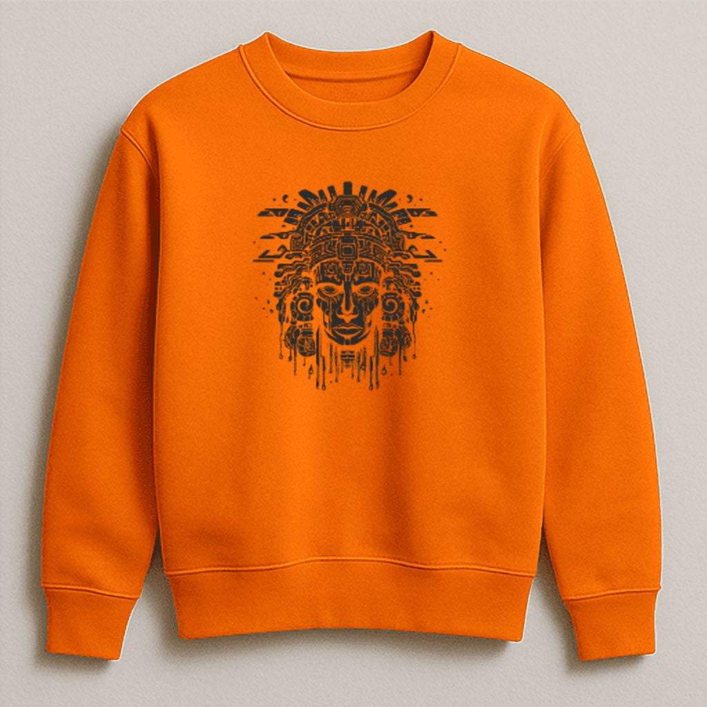 Aztec God Of Rain Tlaloc Ancient Mesoamerican Cultural Graphic Print ...