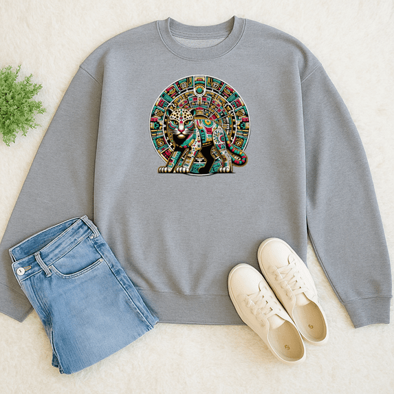 Aztec God Tezcatlipoca Mayan Calendar Leopard Ancient Culture Art ...