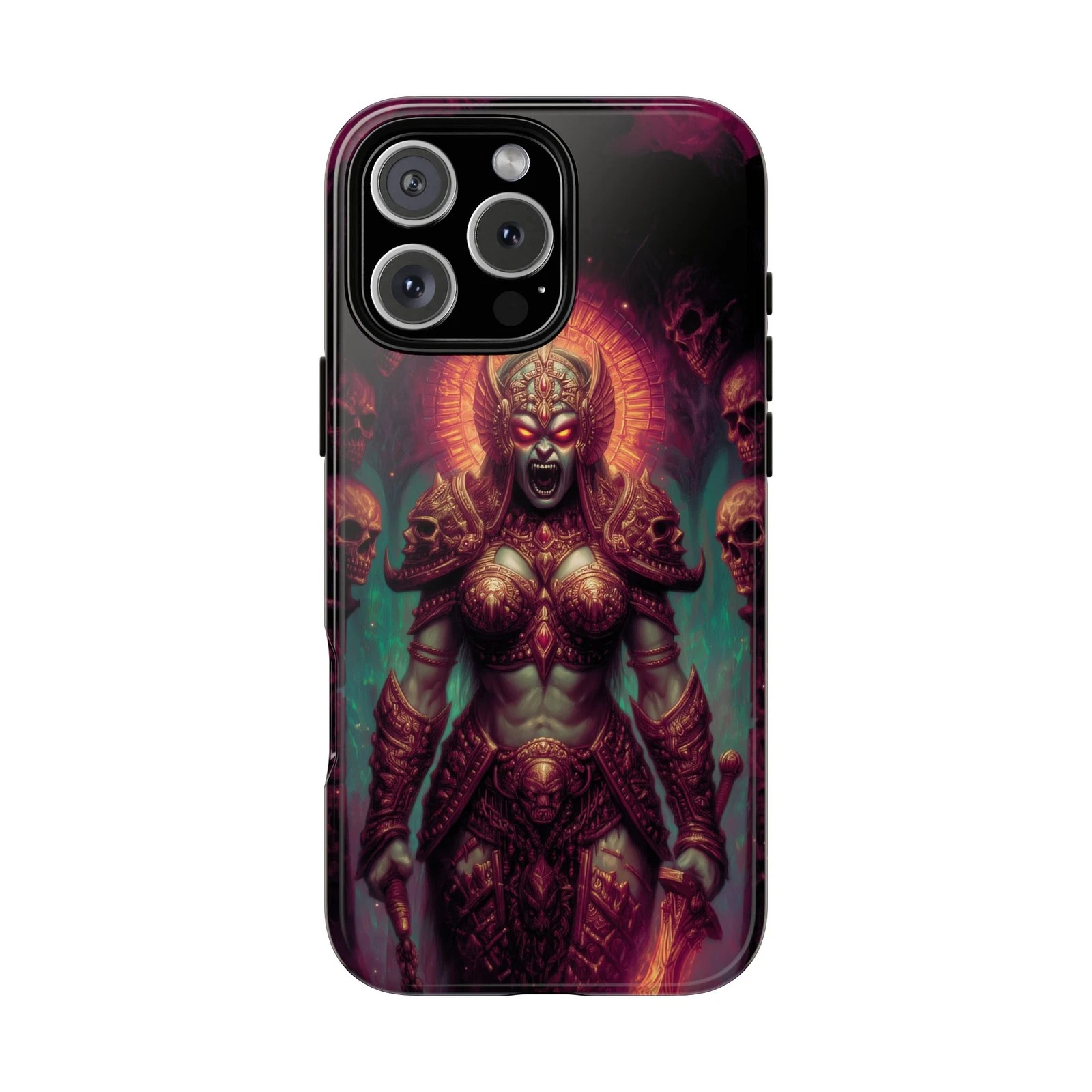 Aztec Goddess Radiant Pattern Art Case for iPhone 17 to 11 Pro Max ...