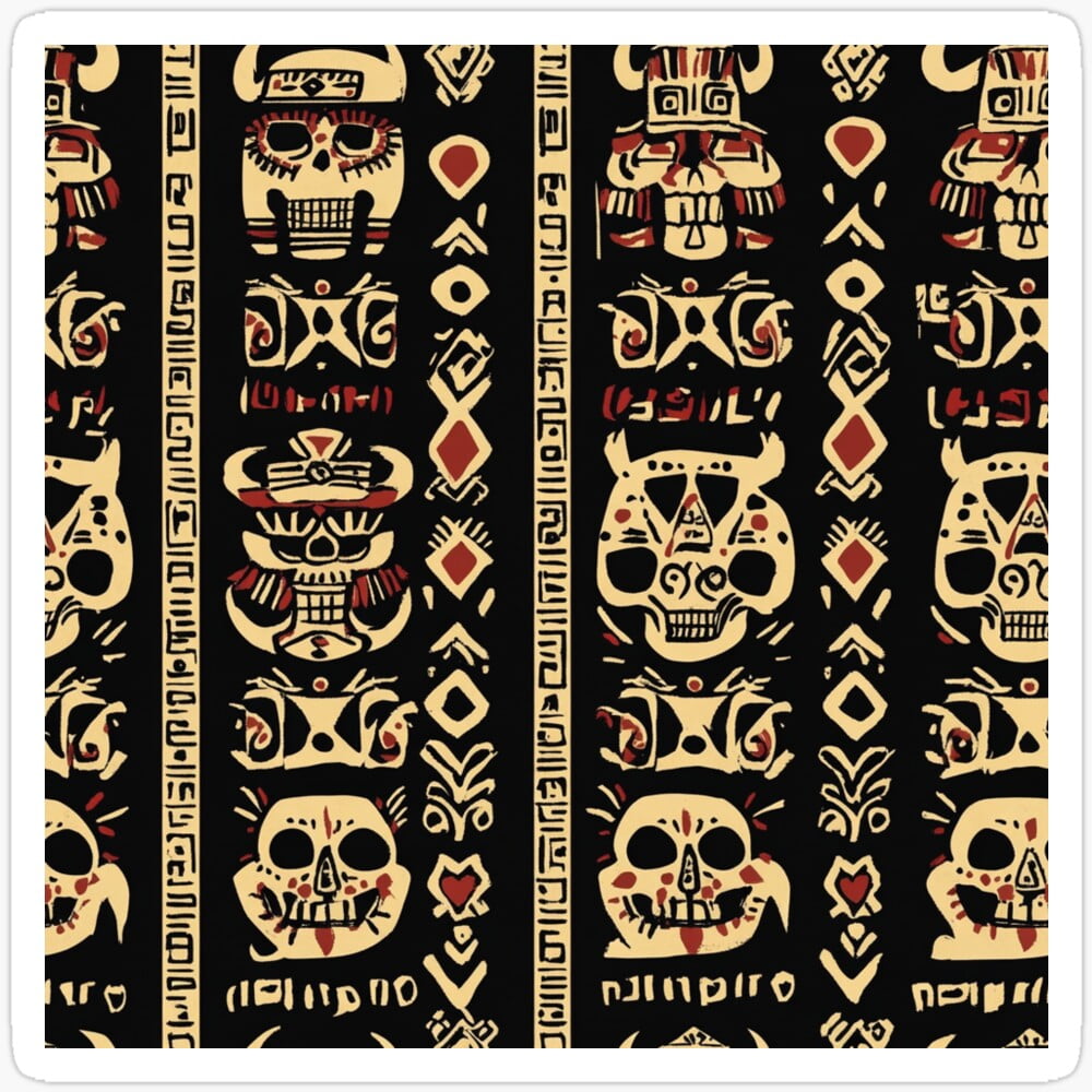 Aztec Homage And Ancient Spirits Sticker Kir-1901 - Walmart.com