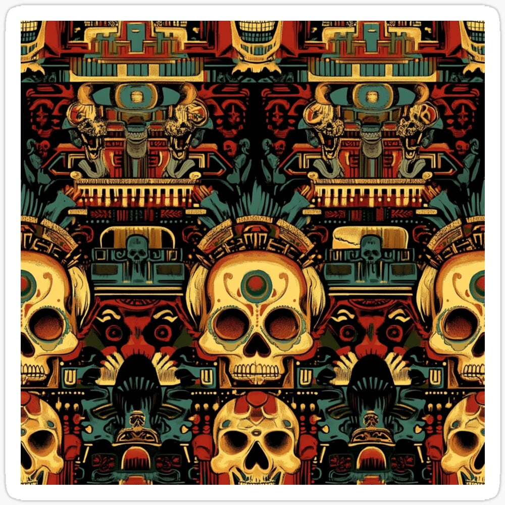 Aztec Homage And Ancient Spirits Sticker Kir-864 - Walmart.com