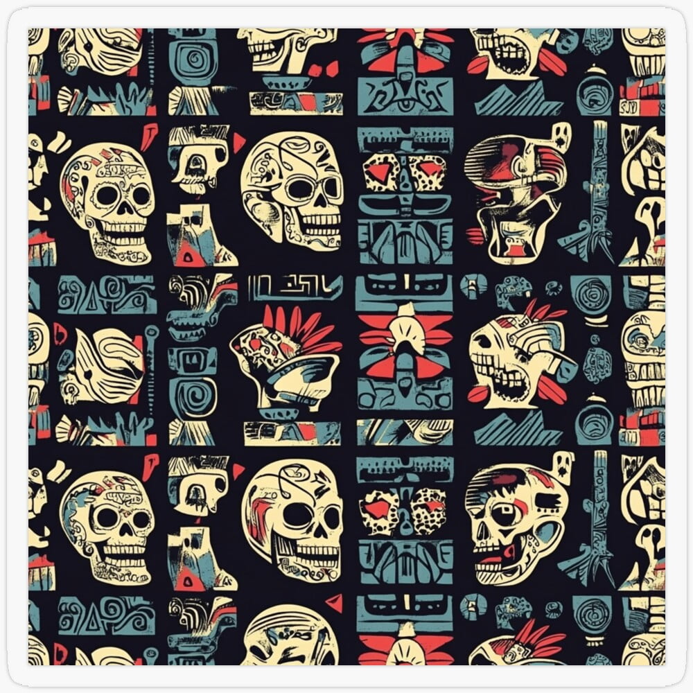 Aztec Homage And Ancient Spirits Sticker Kir-869 - Walmart.com