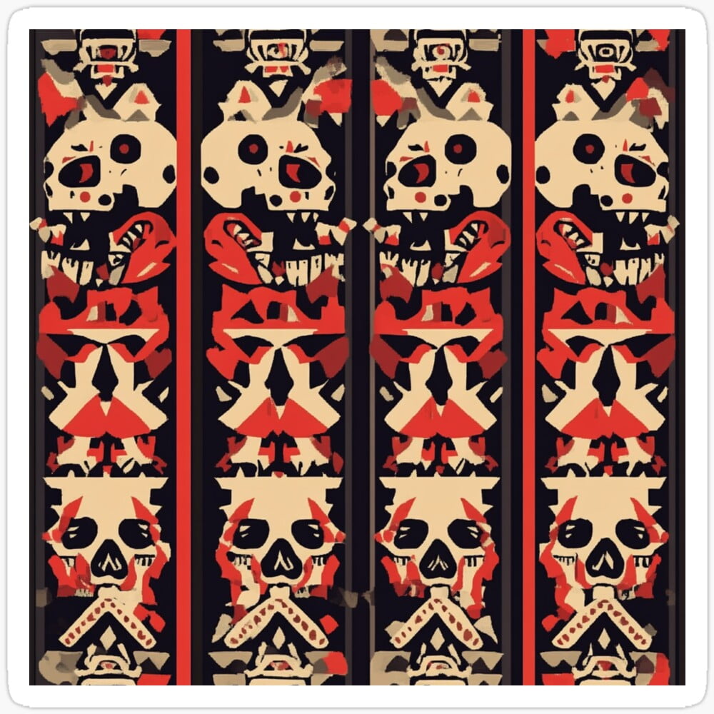 Aztec Homage And Ancient Spirits Sticker Kir-883 - Walmart.com