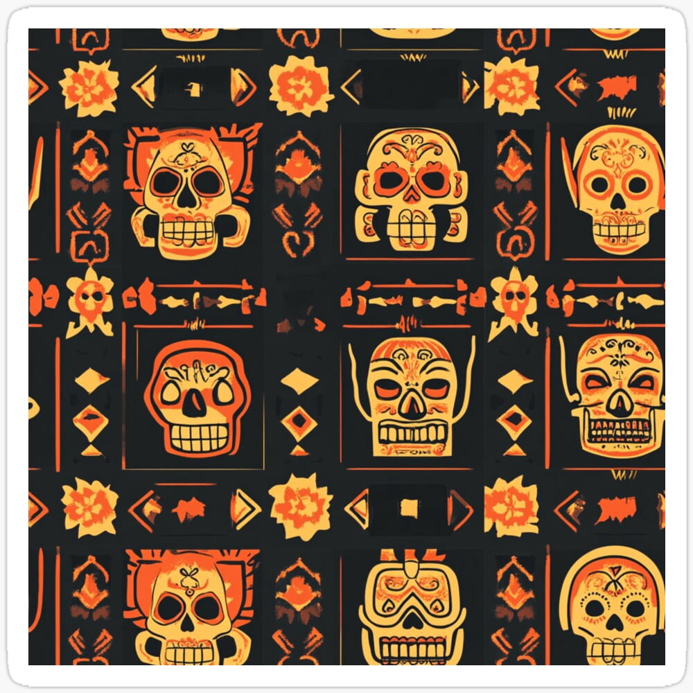 Aztec Homage And Ancient Spirits Sticker Kir-884 - Walmart.com