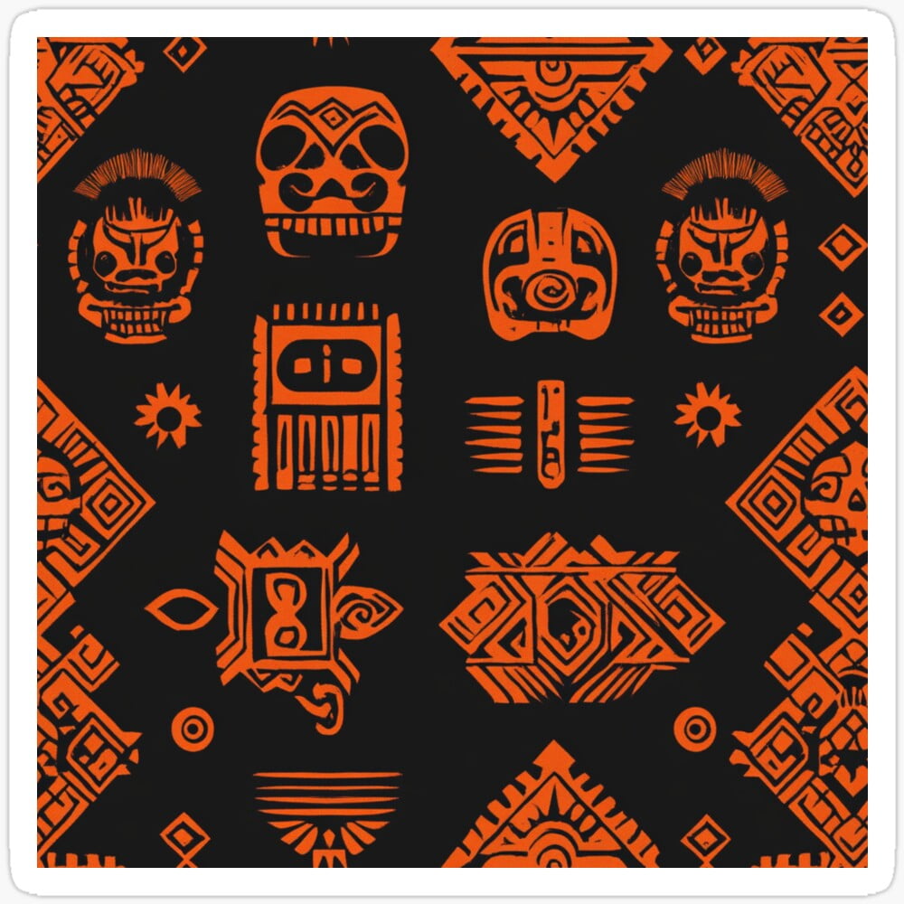 Aztec Homage And Ancient Spirits Sticker Kir-896 - Walmart.com