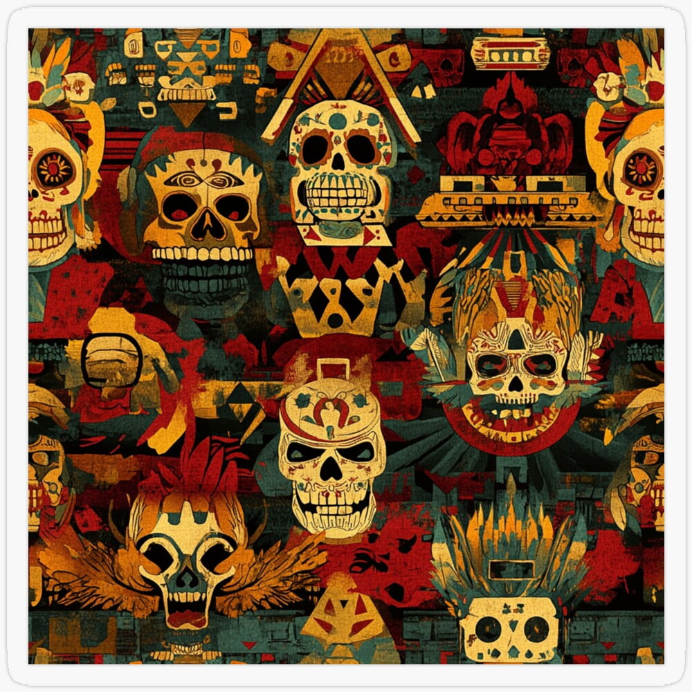 Aztec Homage And Ancient Spirits Sticker Kir-900 - Walmart.com