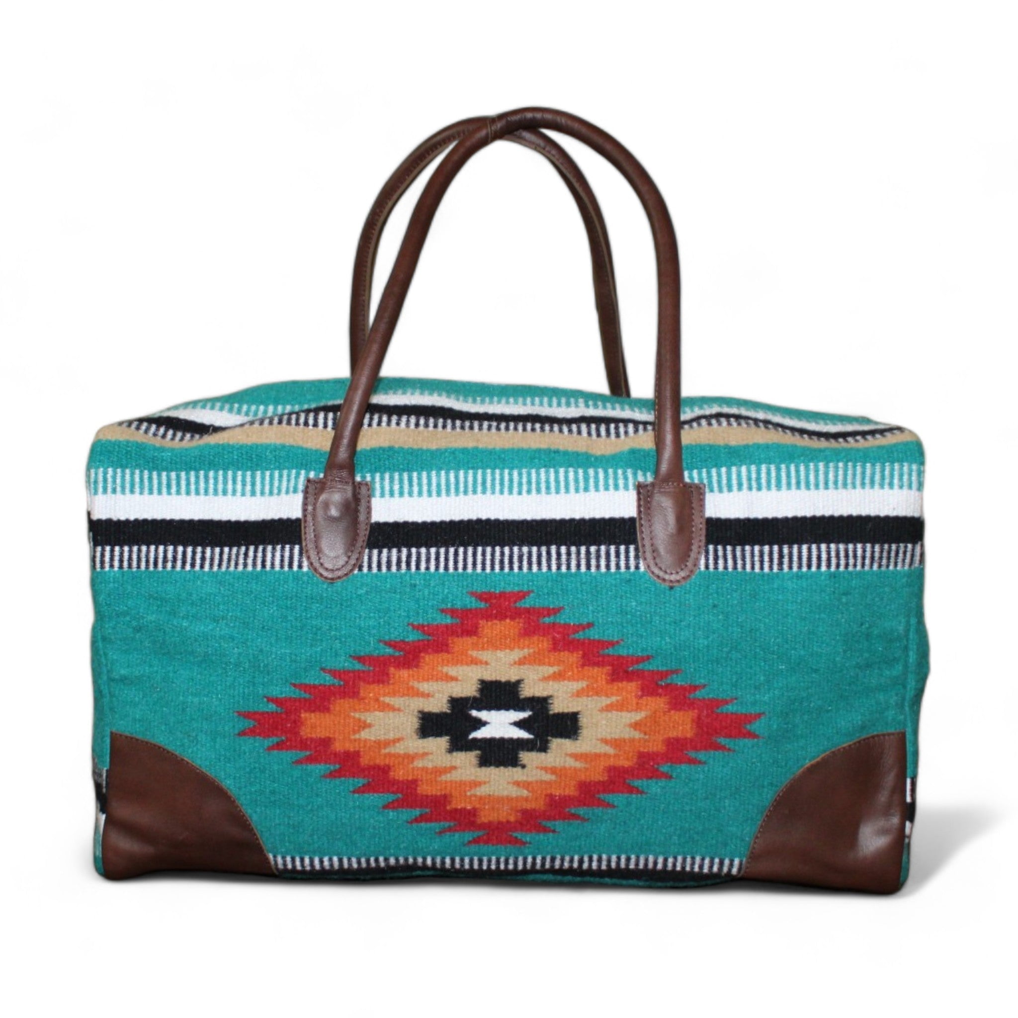 Aztec Large Weekender Southwestern Duffel Bag Kelsey Saddle Blanket Bag ...