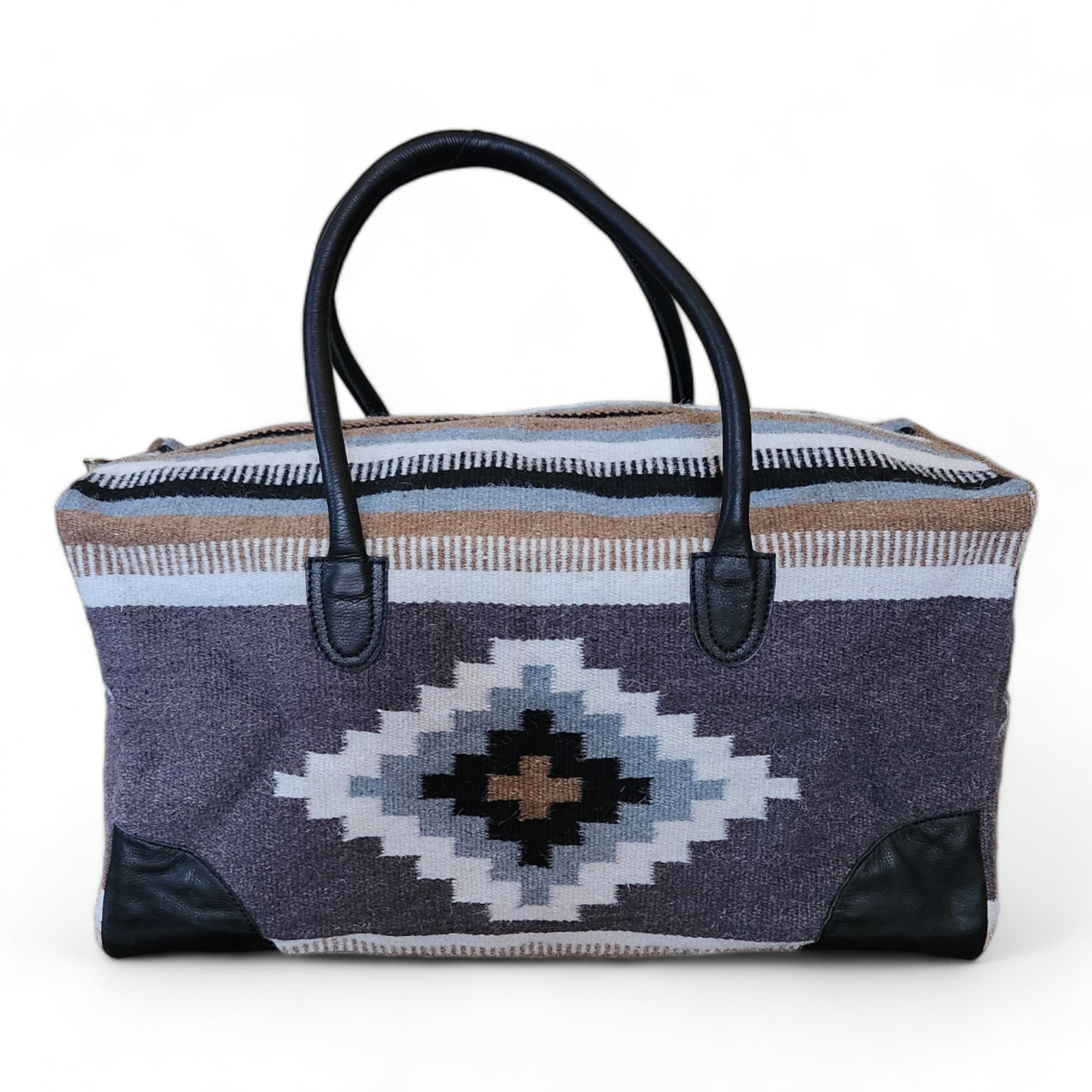 Aztec Large Weekender Southwestern Duffel Bag Verlie Saddle Blanket Bag ...