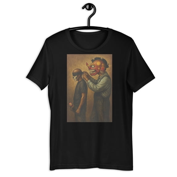 Aztec Mask Ritual T-Shirt Mexican Culture Surreal Art Graphic - Walmart.com