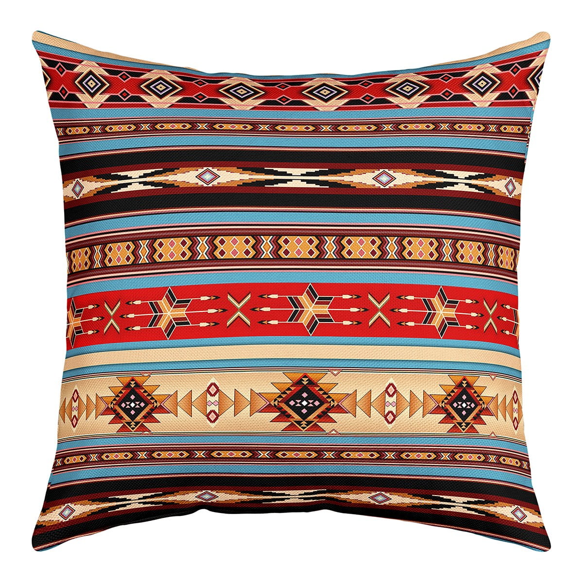 Aztec Pillow Cover 18x18 Inch, Tribal Arrow Throw Pillow Cover ...