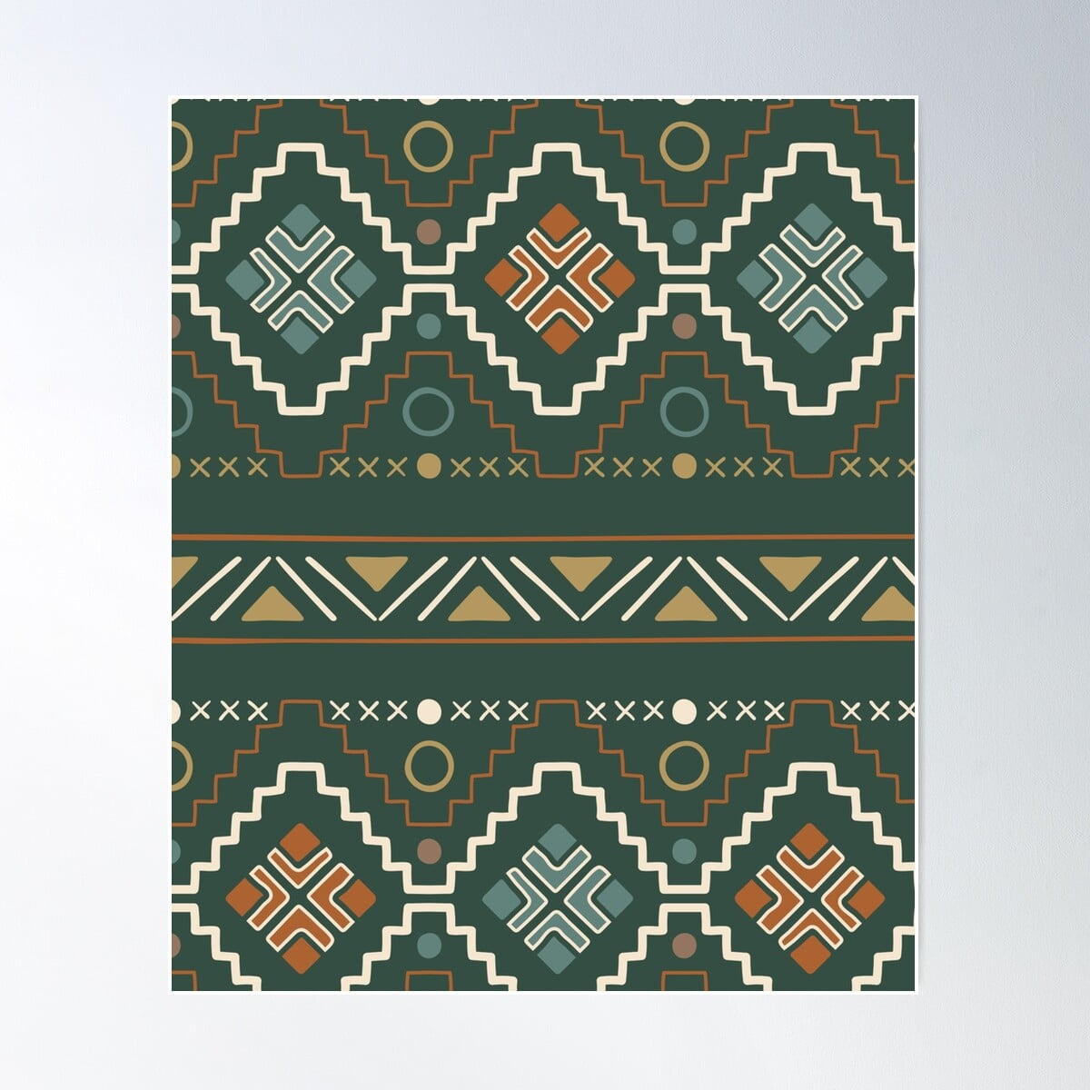 Aztec Poster, 12x18 UNFRAMED - Walmart.com