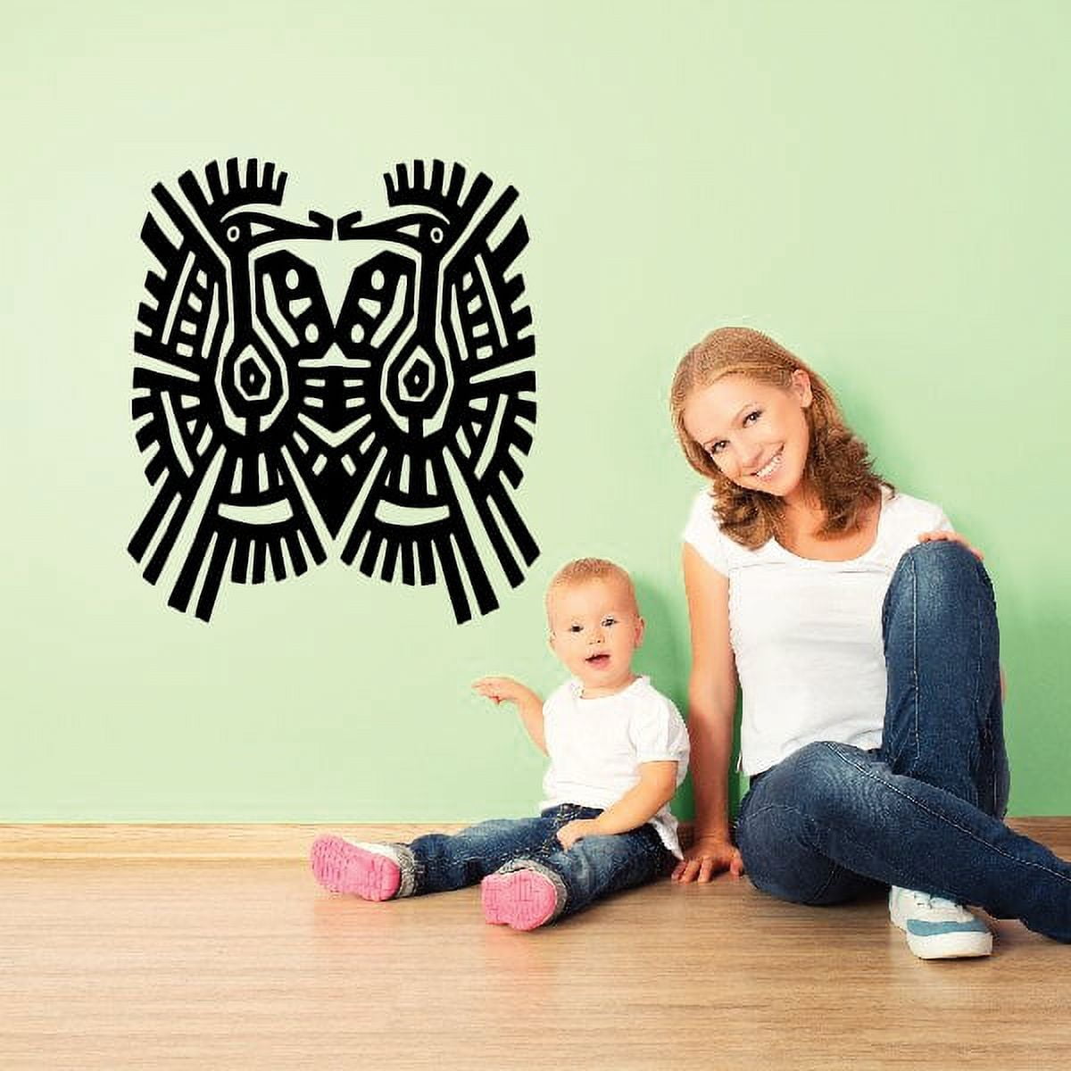 Aztec Quetzalcoatl Bird Decal - 36 Inches - Walmart.com