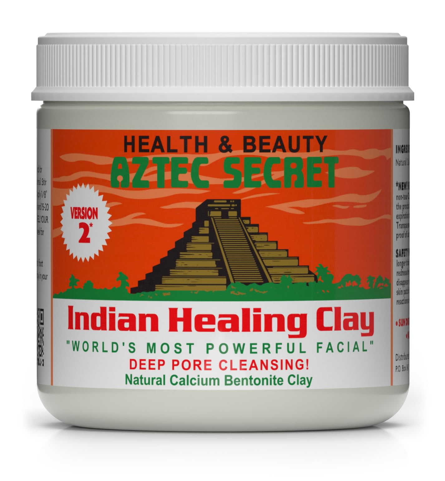 Aztec Secret - Indian BCA3 Healing Clay 1 lb - Deep Pore Cleansing ...